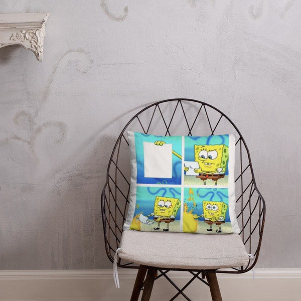 Spongebob Pillow - Etsy