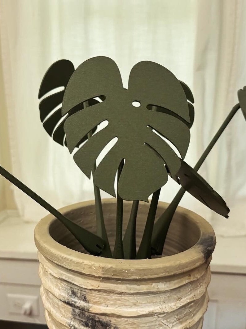 Monstera Coaster Plant Decor | Magnetic Leaf Coasters | Fun and Useful ...