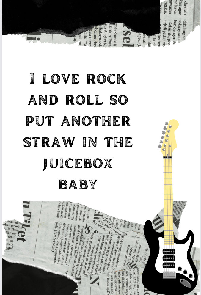 Rock and Roll Food Party Signs - Etsy