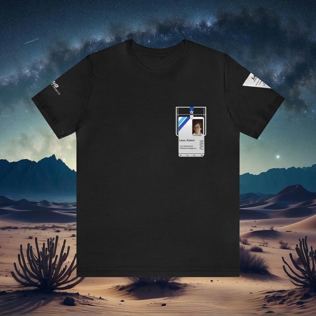 Bob Lazar Area S4 Employee Shirt, UFO Shirt, Area 51 Tshirt - Etsy