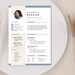 Resume Template | Digital Product | Digital Download | Modern CV ...
