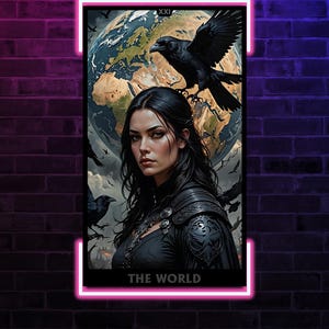 Raven Tarot Cards Set SVG PNG, Printable Tarot Deck, 22 Cards Major ...