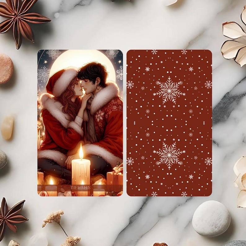 Christmas Eve Tarot Deck: 78 Tarot Cards With Guidebook & Pouch - Etsy