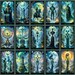 Alien Tarot Cards Set SVG PNG, Major Arcana Svg, Celestial Tarot Svg ...