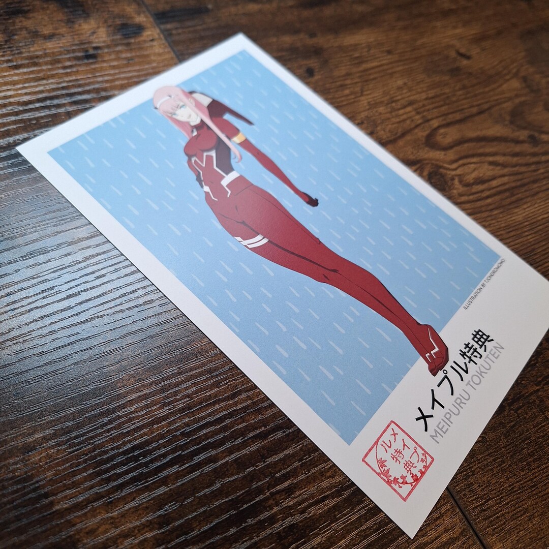 Zero Two | Anime Art Print | Tjondromowo - Etsy