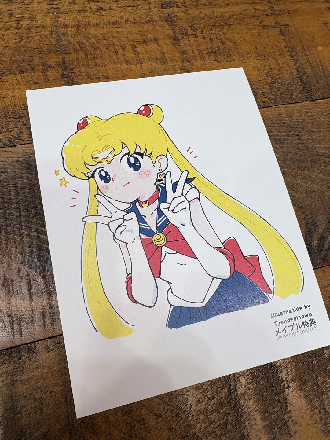 Sai Lor Moon | Anime Art Print | Tjondromowo - Etsy