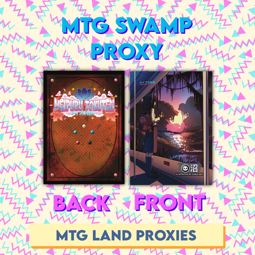 Basic Land Swamp [5 Copies] | Proxy Cards | MTG Proxies - Etsy