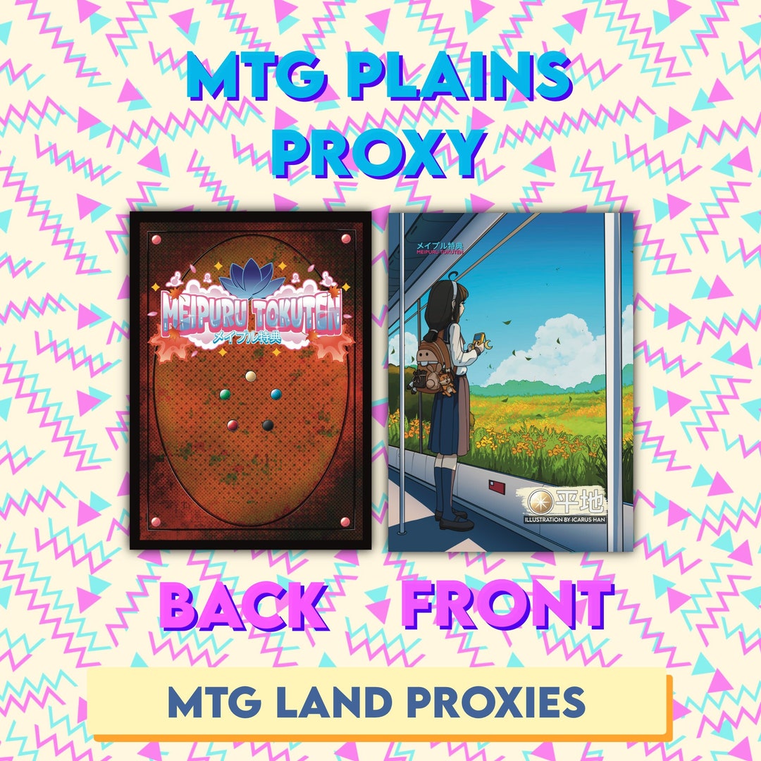 Basic Land Plains 5 Copies Proxy Cards MTG Proxies - Etsy