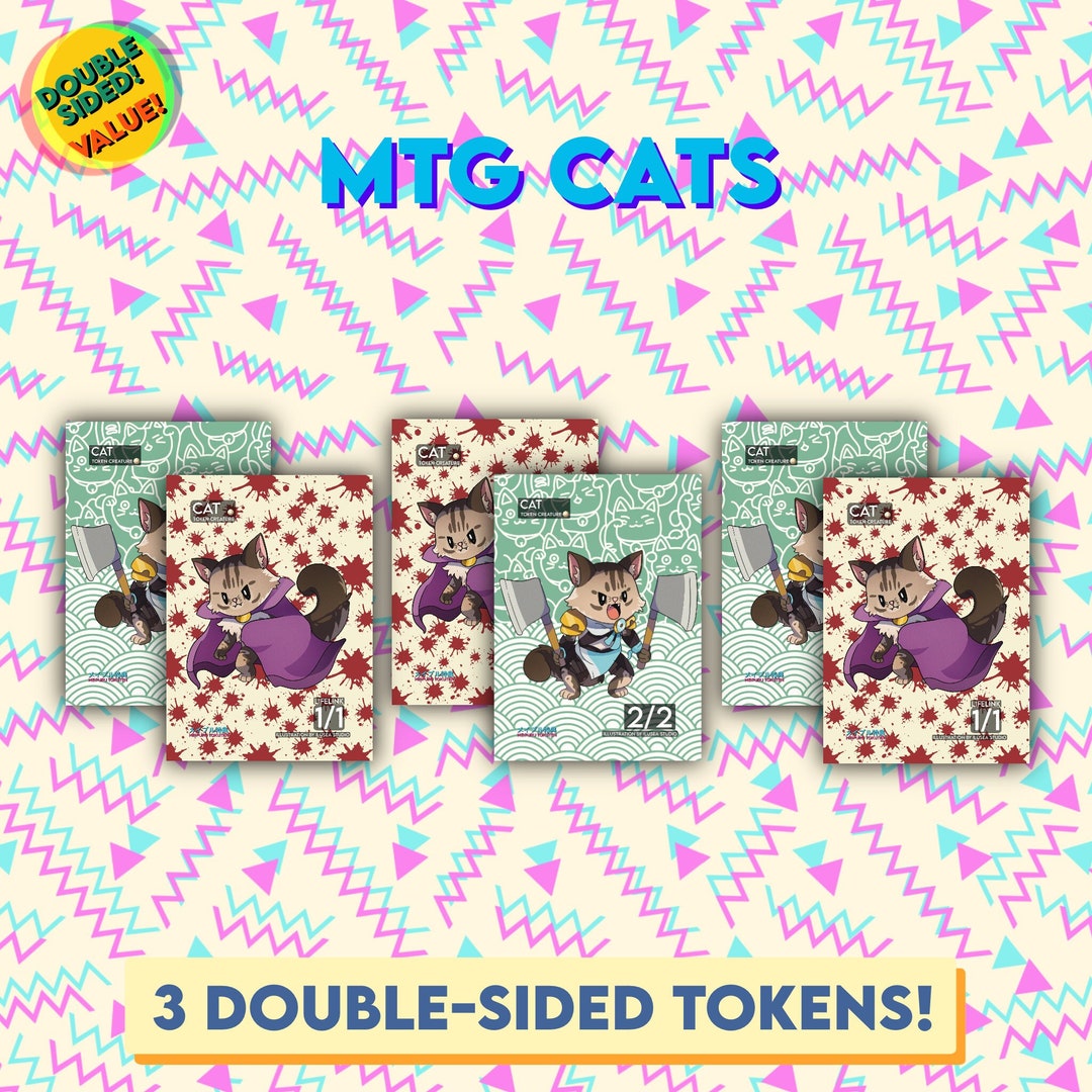 Cat | Token Cards | MTG Tokens - Etsy