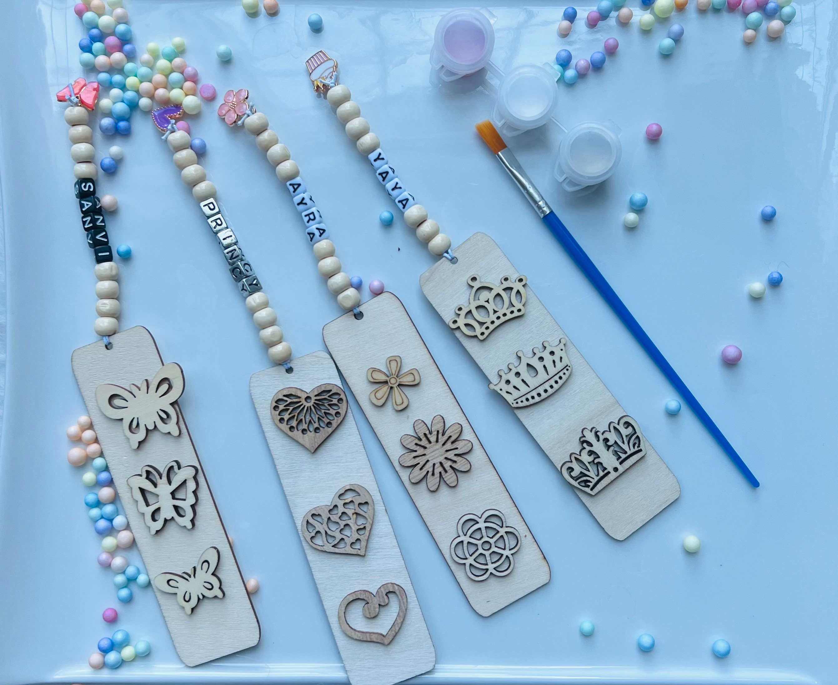 Custom Bookmark Kit, Color Your Own Bookmark, DIY Bookmark Kits, Paint ...