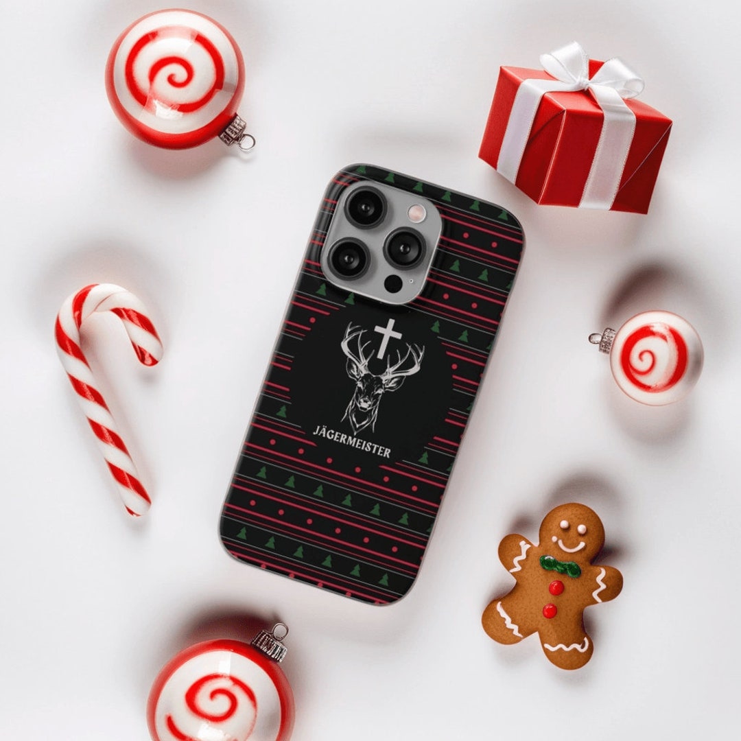 Christmas Phone Case Jägermeister Xmas Gift Case Jagermeister Phone ...
