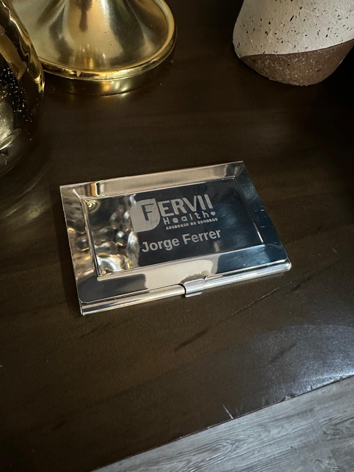 Engraved Metal Card Holder, Metal Card Holder, Card Holder, Card Holder ...