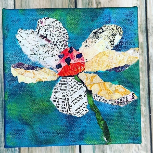 Torn Paper Collage - Etsy
