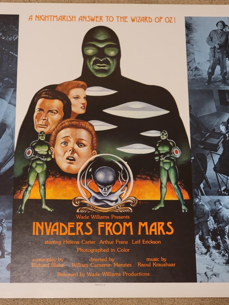 1976 Invaders From Mars Movie Poster - Etsy