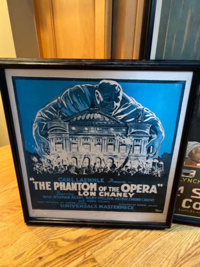 VERY RARE - Vintage Phantom of the Opera Frame Measures: 20x21.5 ...