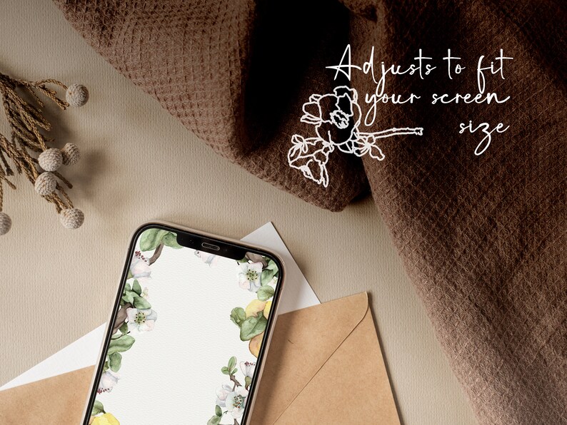 Botanical Phone Background Download for Iphone & Android - Etsy