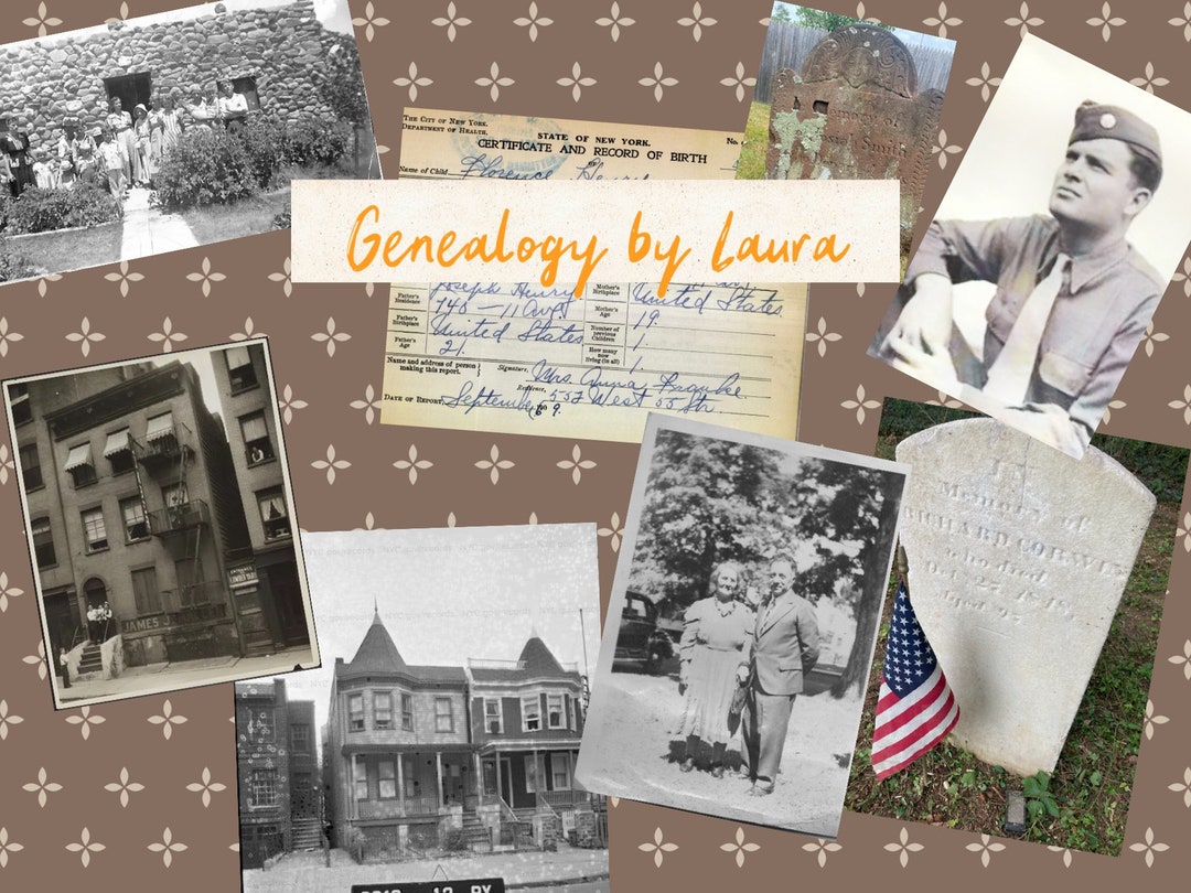 Genealogy Research Package Basic, Family Tree, Family History ...