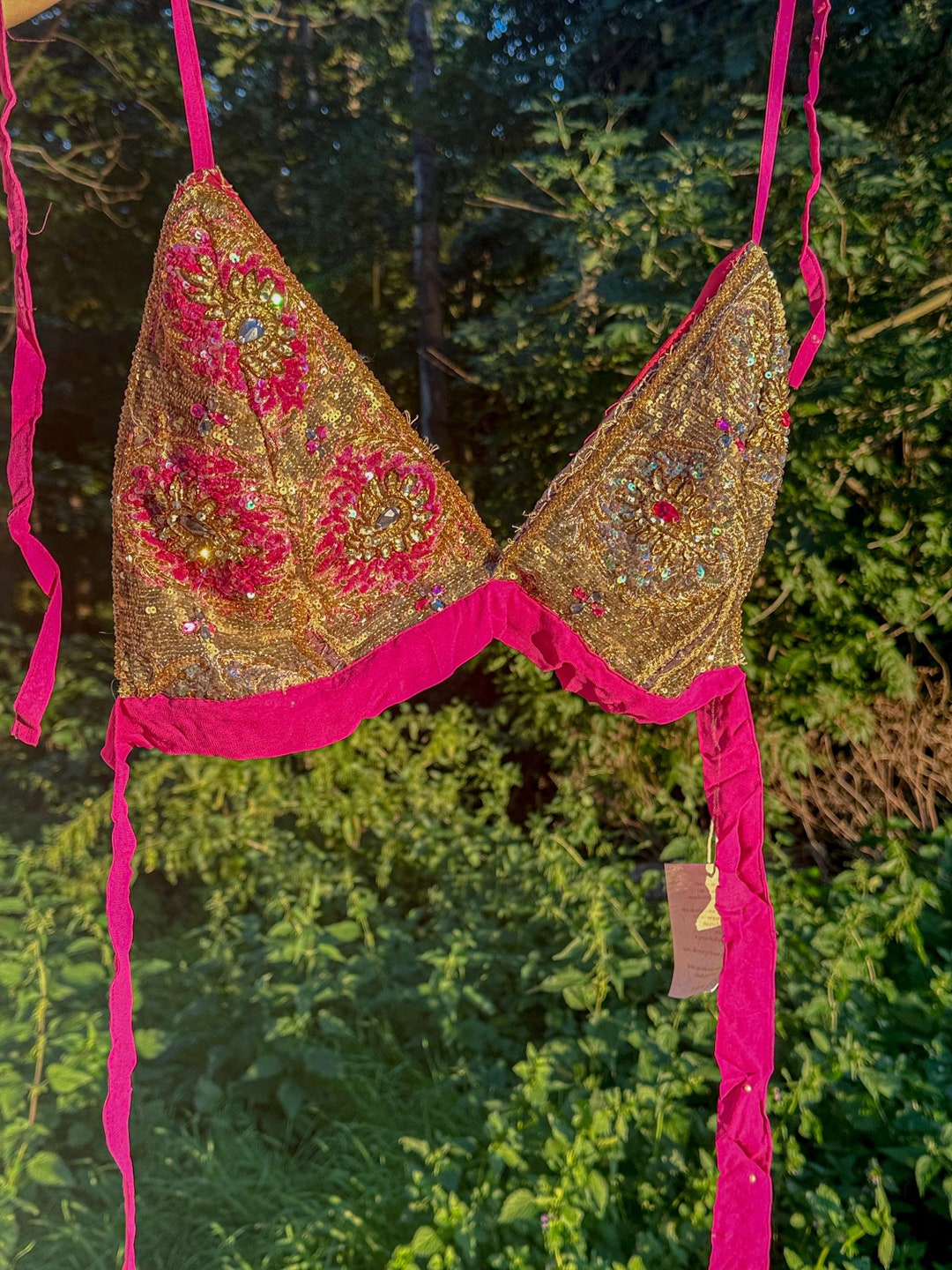 Plus Size Sparkling Crop Top | Festival & Party Wear Sparkling Bra ...