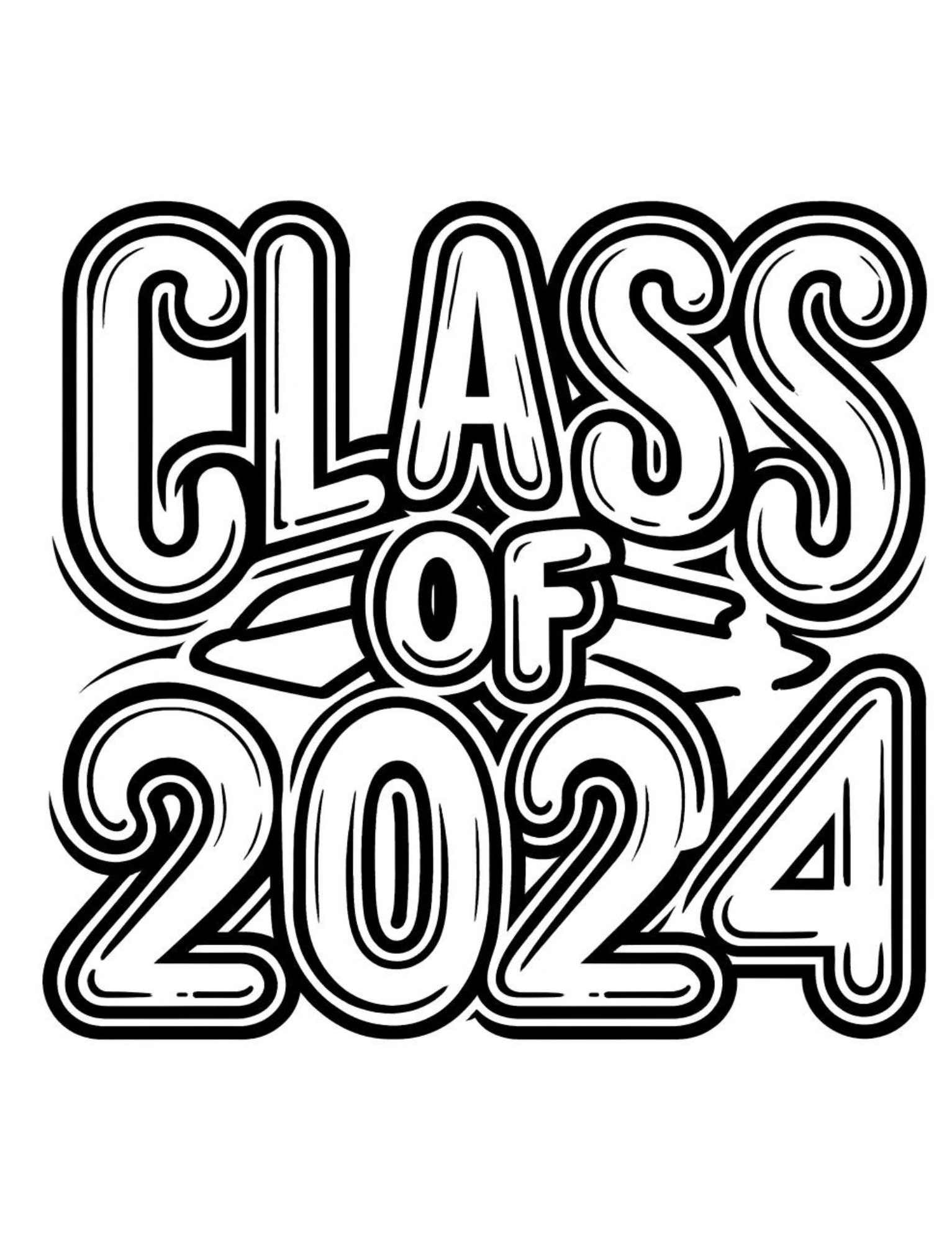 5 Fun Graduation Coloring Pages for Preschool & Kindergarten Kids - Set ...