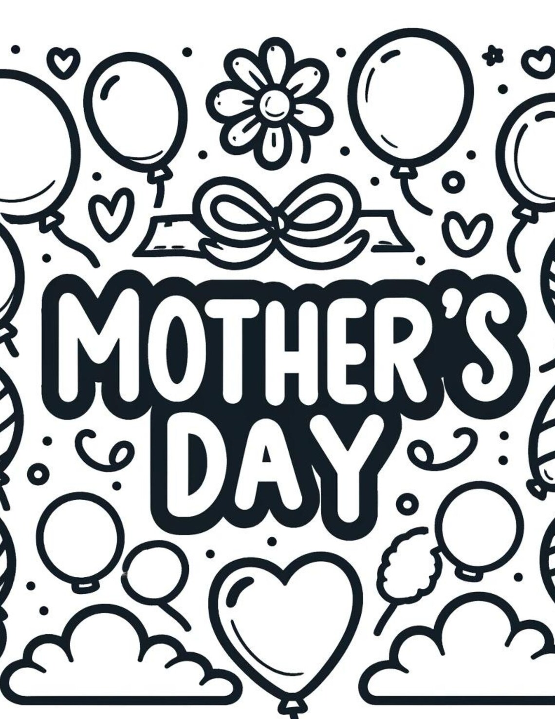 12 Coloring Pages FOR MOM - Printable PDF, Instant Download, Adult and ...