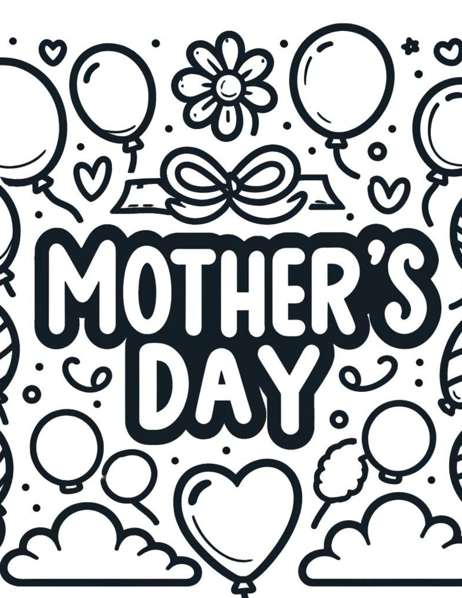 12 Coloring Pages FOR MOM - Printable PDF, Instant Download, Adult and ...
