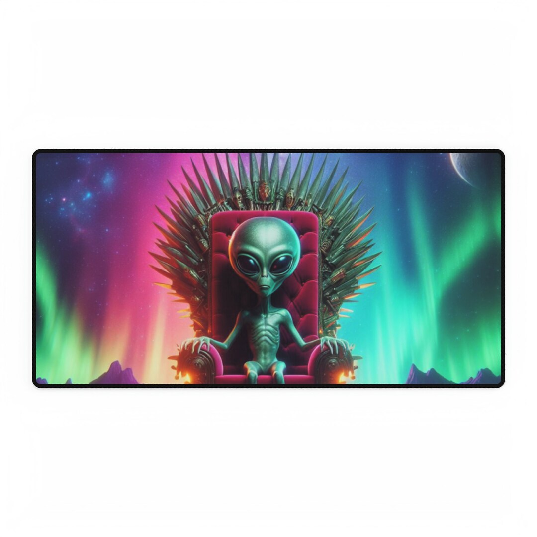 Alien Desk Mat Space Aurora Out of Space New Species King - Etsy
