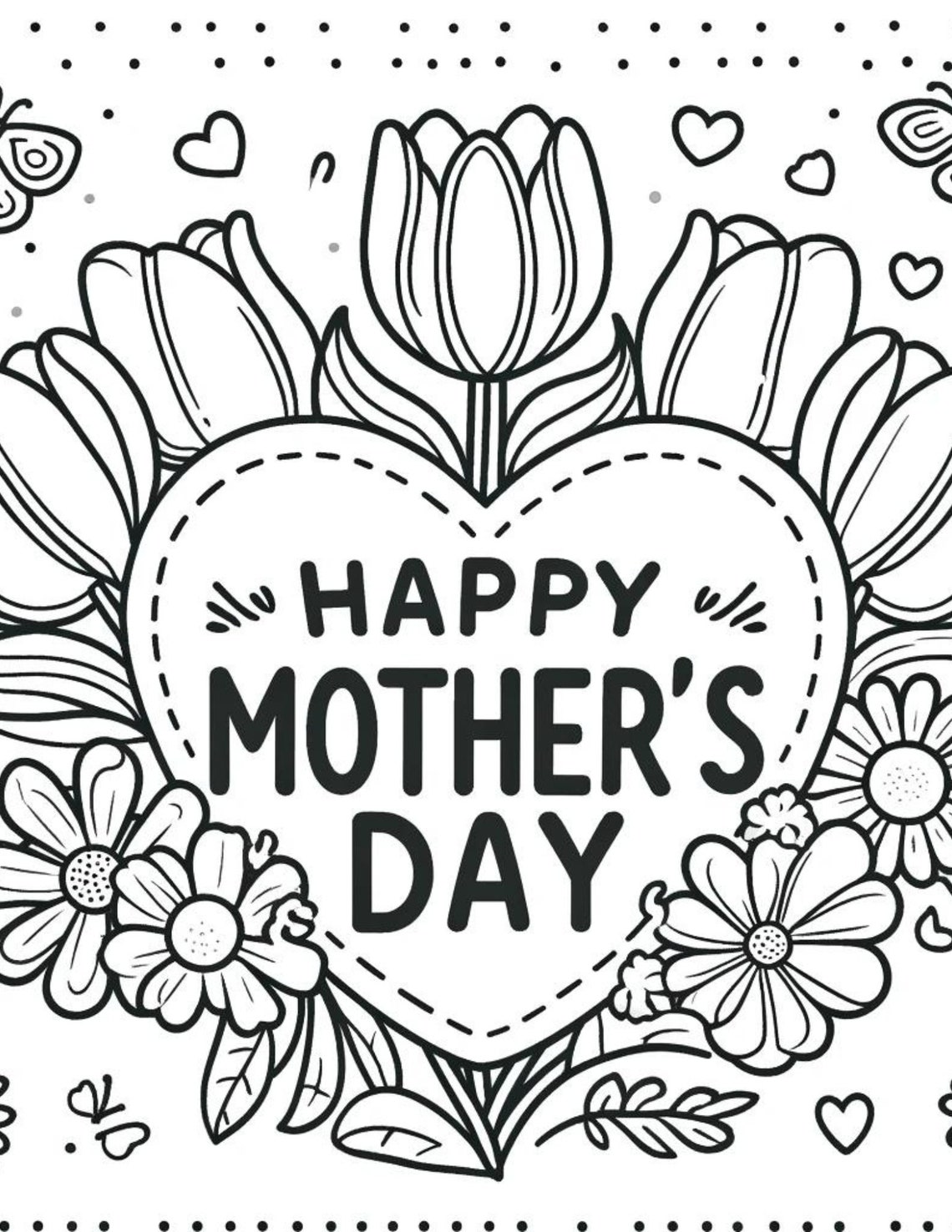12 Coloring Pages FOR MOM - Printable PDF, Instant Download, Adult and ...