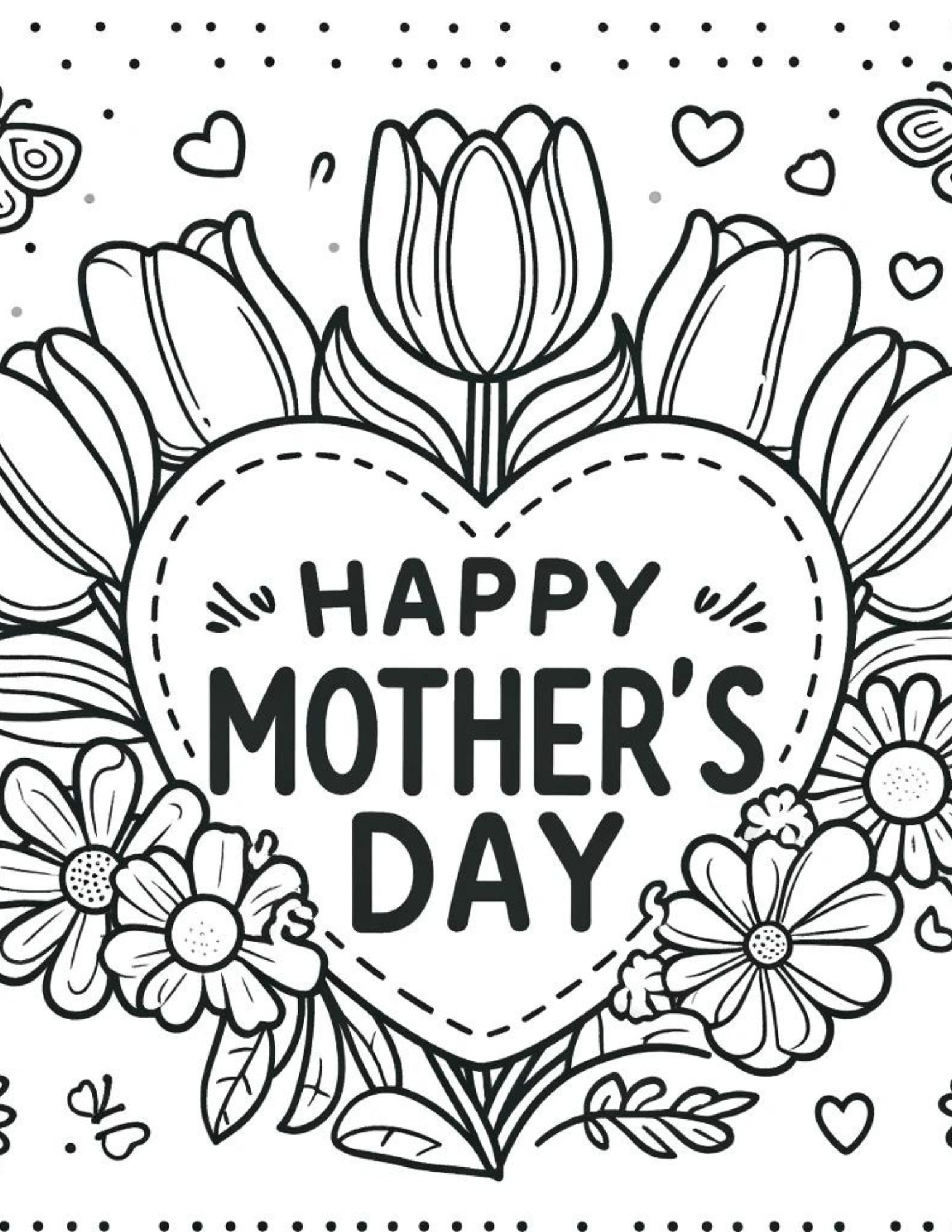 12 Coloring Pages FOR MOM - Printable PDF, Instant Download, Adult and ...