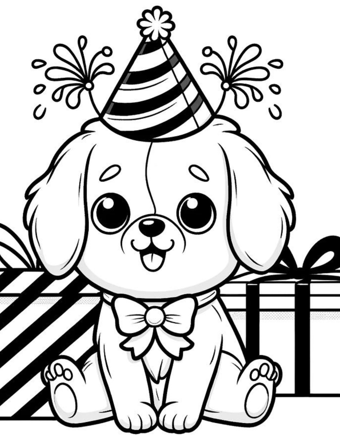 Printable Birthday Coloring Pages for Kids - Instant Download PDF - Fun ...