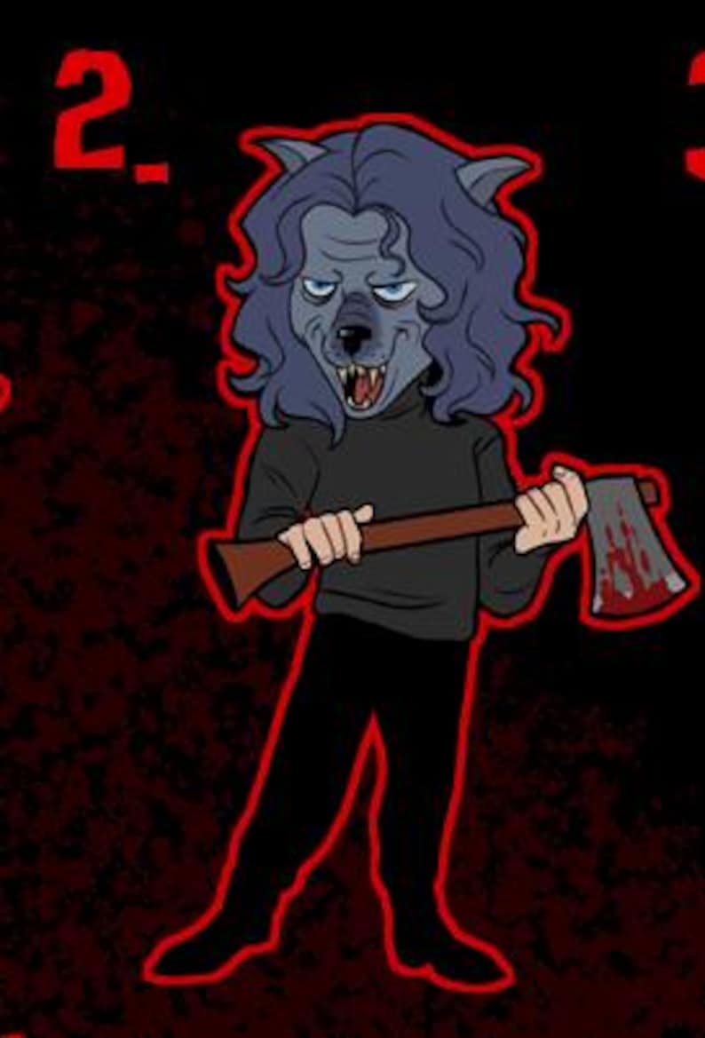 4in Horror Stickers - Etsy