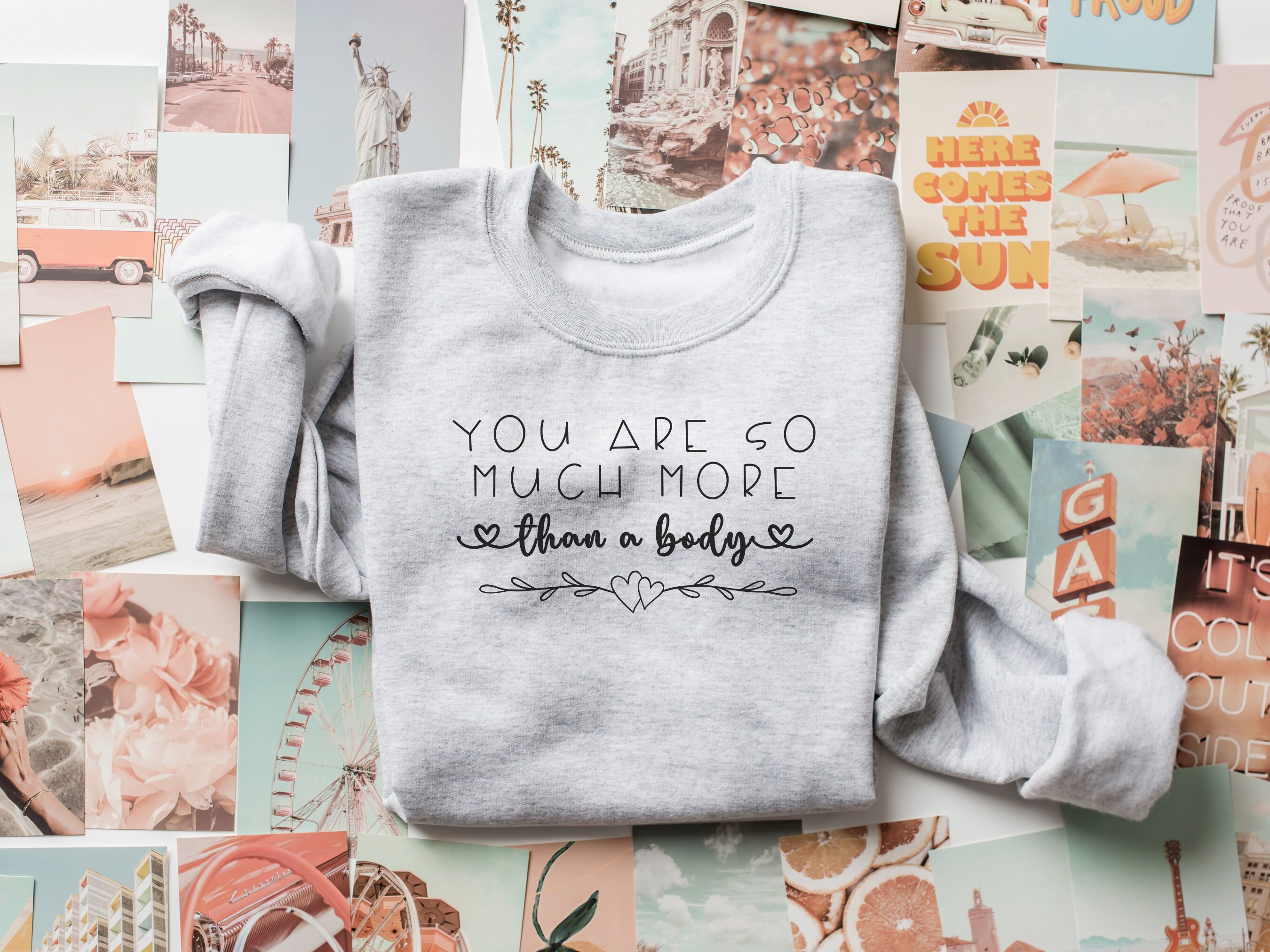 Body Love Sweatshirt, ED Awareness Sweater, Body Positivity Tee, Diet ...