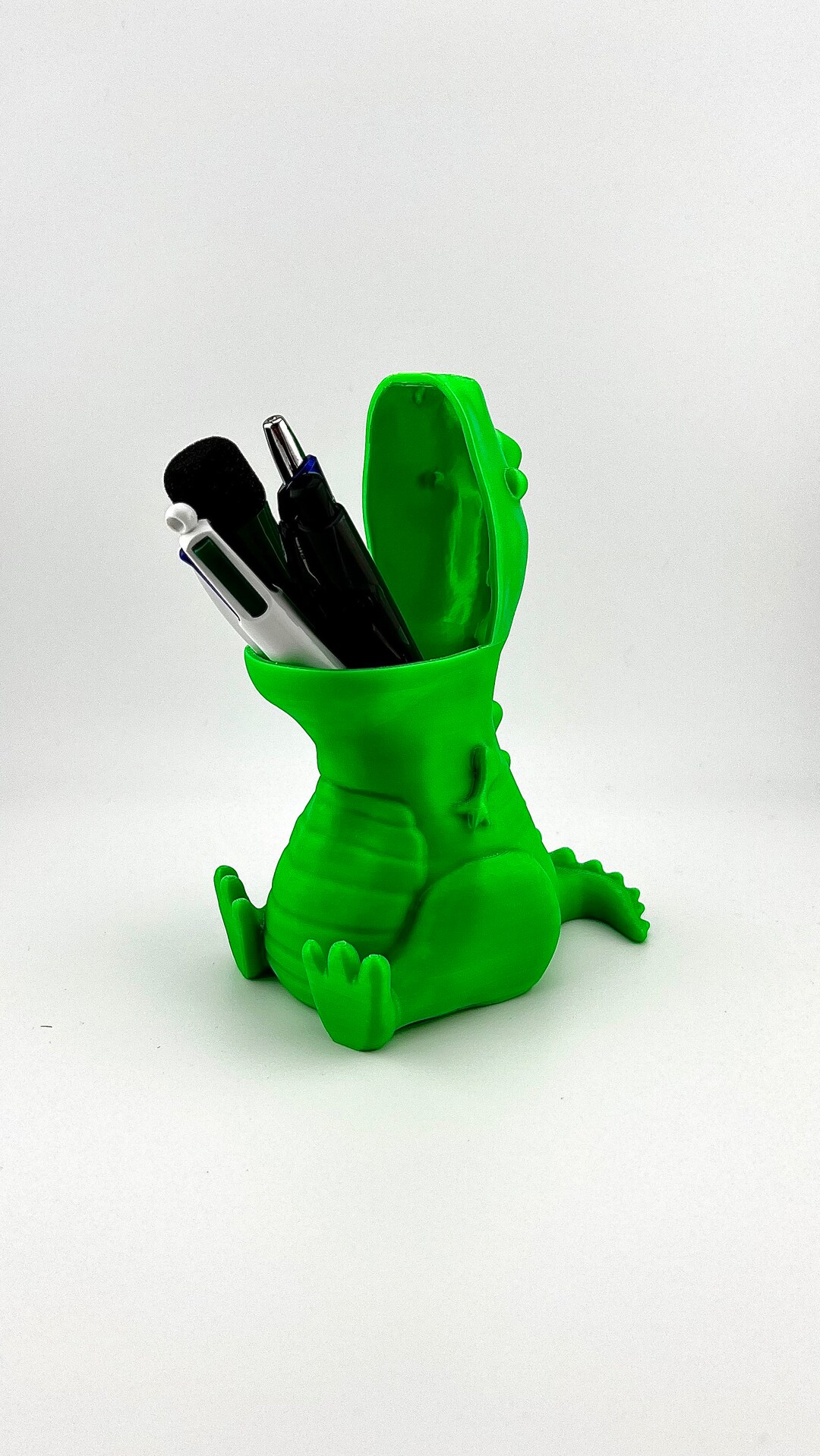 3D Printed Dinosaur Pen Holder - Etsy UK