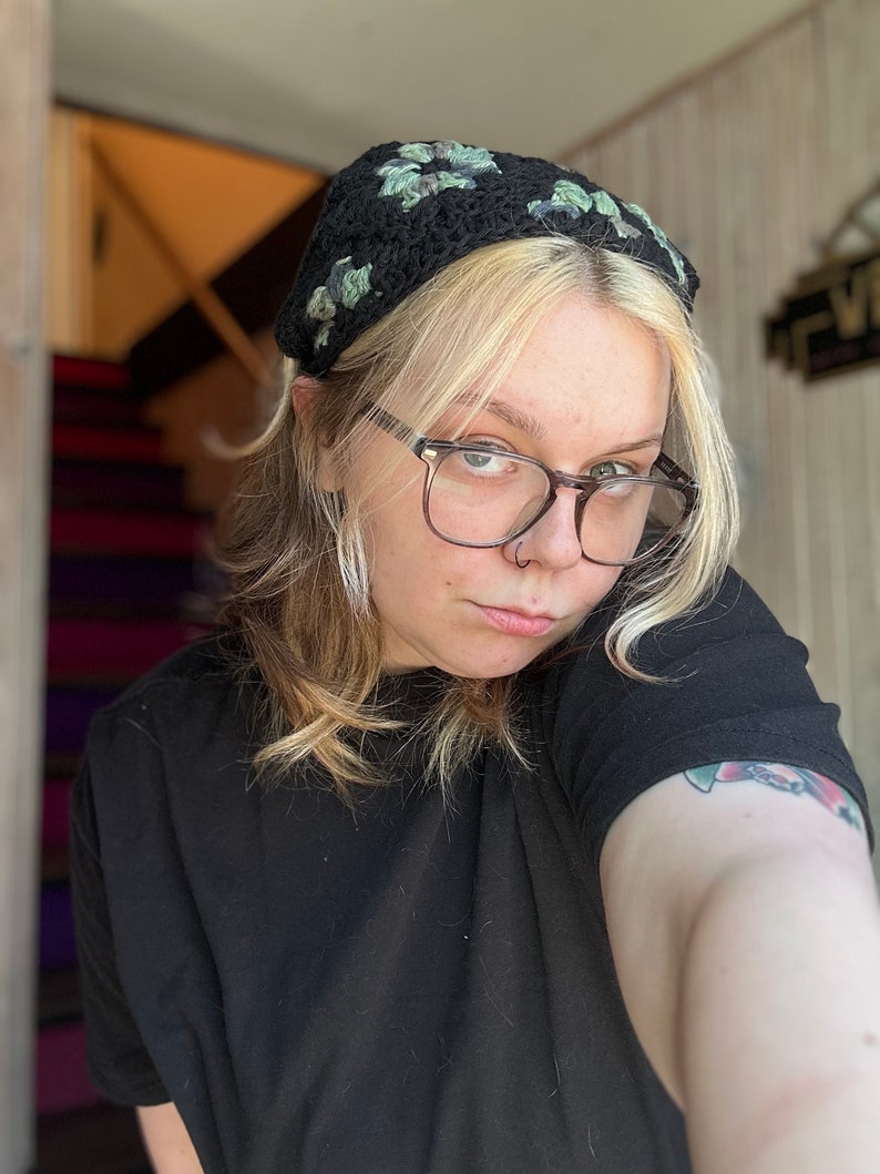 Multicolored Flower Bandana 100% Cotton - Etsy