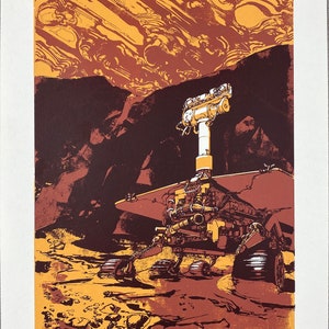 Opportunity Rover Poster - Etsy