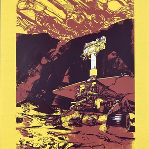 Opportunity Rover Poster - Etsy