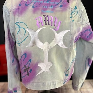 Custom Blue Jean Jacket - Etsy