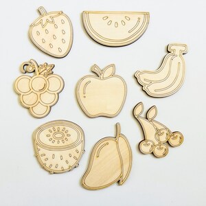 DIY Kids Fruit Coloring Kit | DIY Magnet Craft Set | Travel Art ...