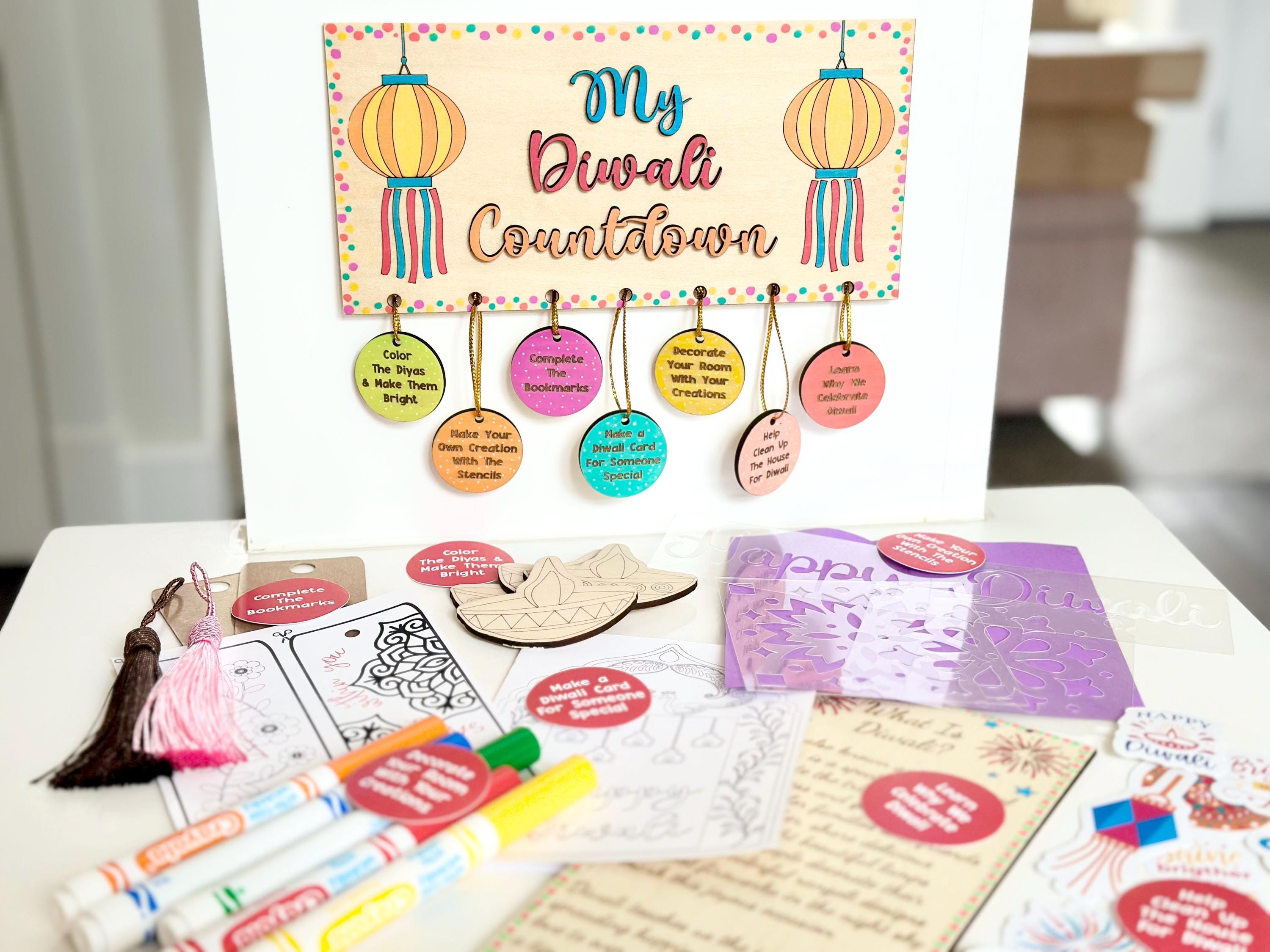 My Diwali Countdown Activity Kit for Kids, 7 Days of Diwali Activities ...