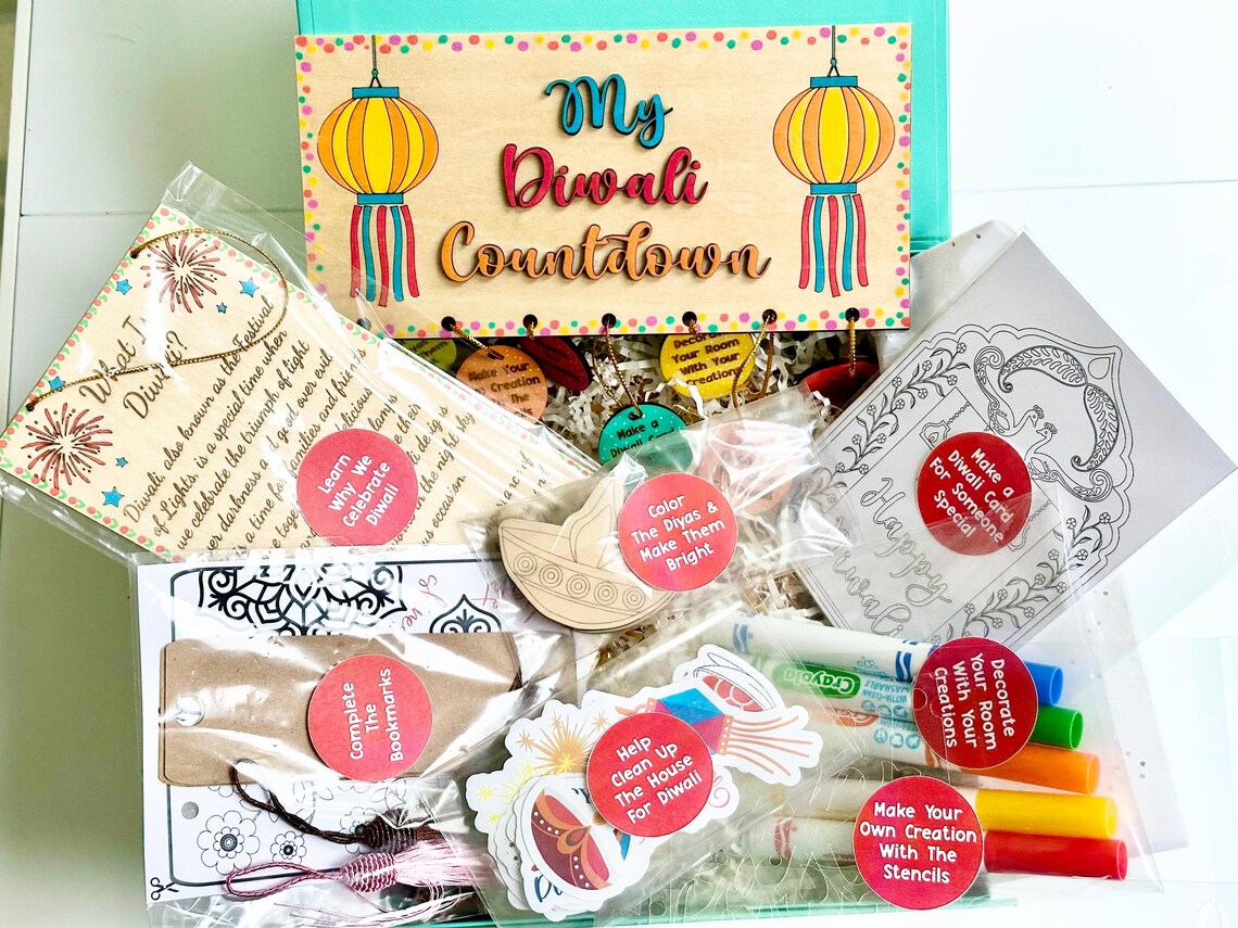 My Diwali Countdown Activity Kit for Kids, 7 Days of Diwali Activities ...