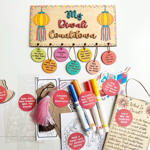 My Diwali Countdown Activity Kit for Kids, 7 Days of Diwali Activities ...