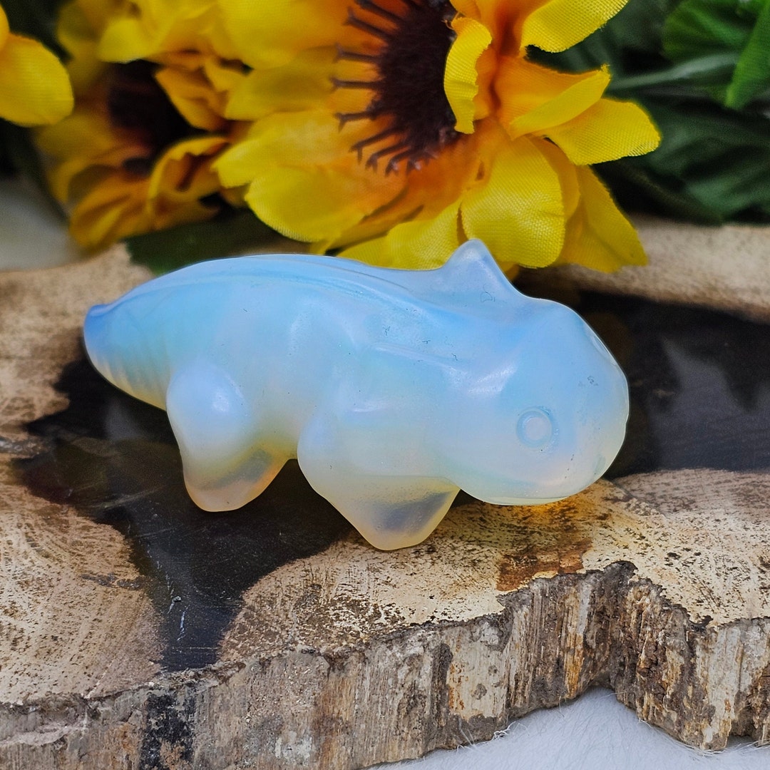 Adorable Opalite Axolotl Carving Iridescent Crystal - Etsy