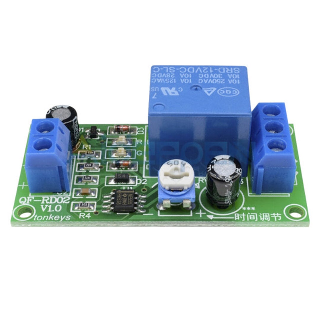 NE555 Timer Switch: Adjustable Time Delay Relay Module DC - Etsy