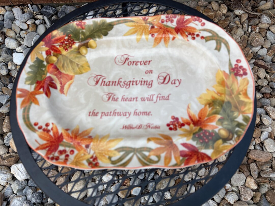 222 Fifth Autumn Celebration Platter - Etsy