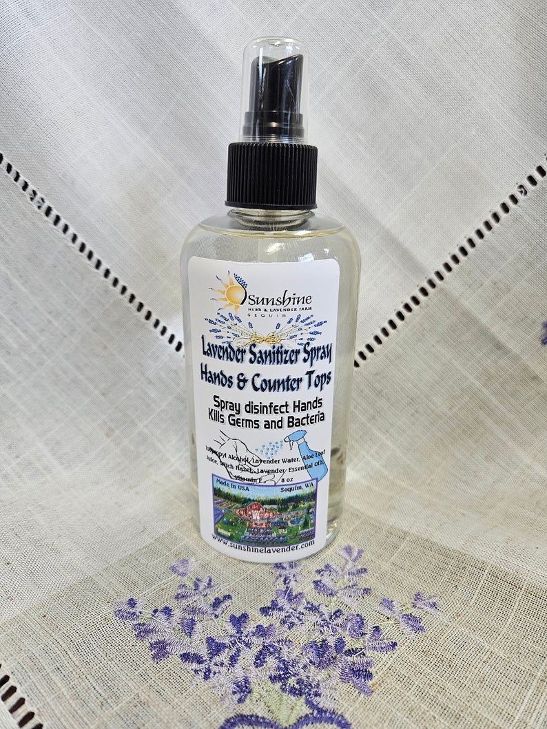 Lavender Sanitizing Hands and Countertop Spray - Etsy