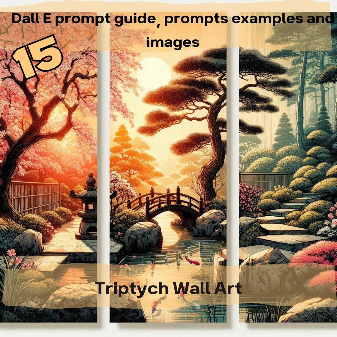 Dall E Prompt Guide: 15 Example Prompts With Images for Triptych Wall ...
