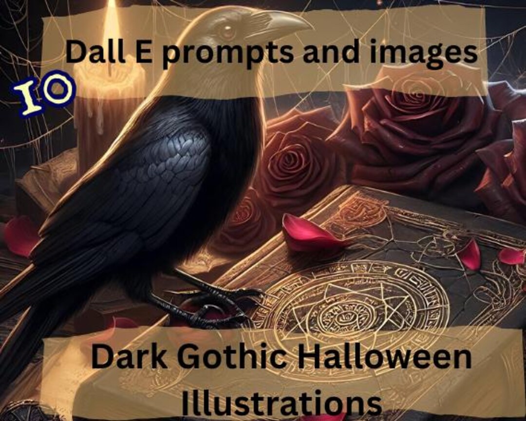 Dall E Prompts for Dark Gothic Halloween Illustrations: 10 High ...