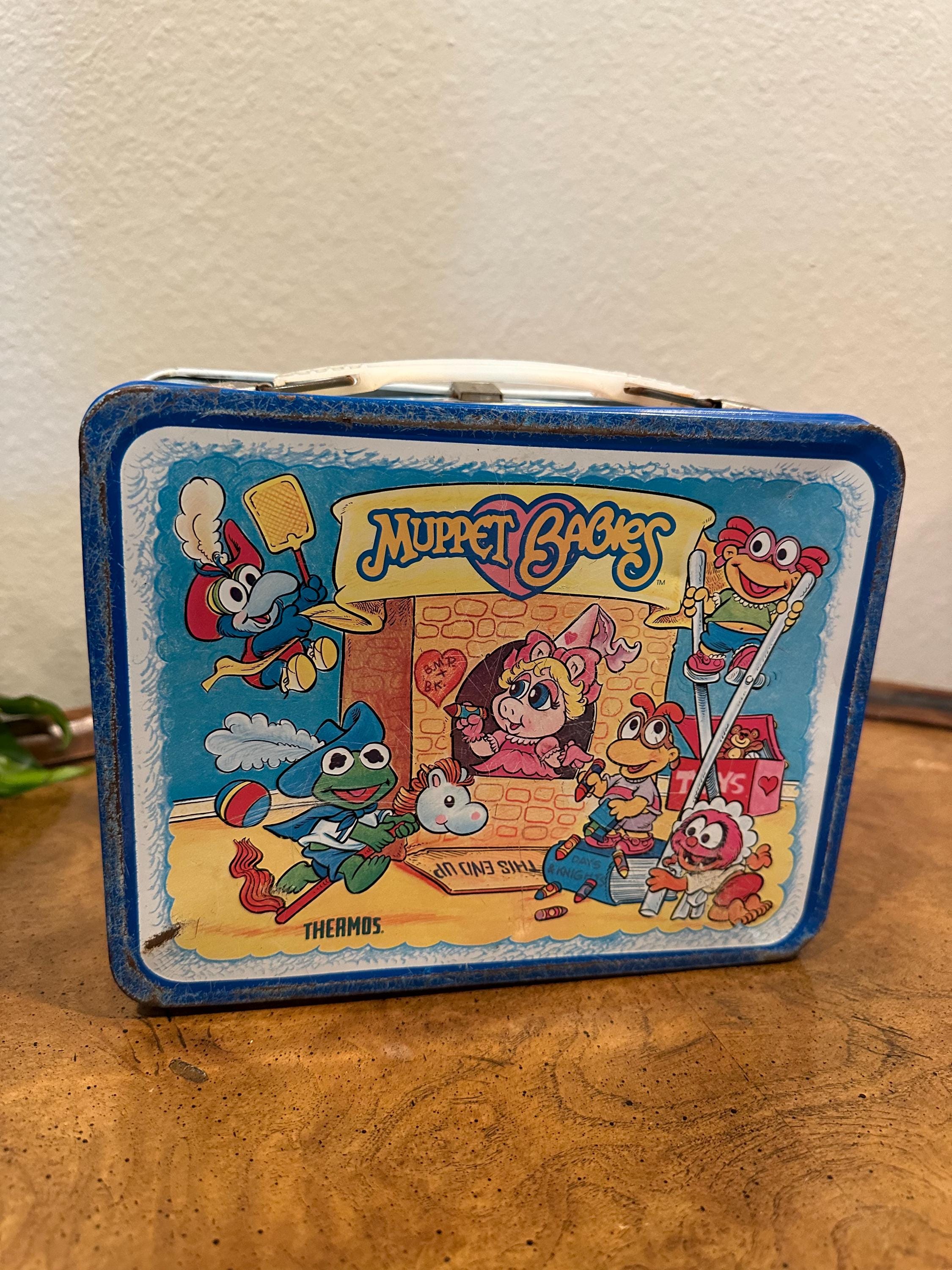 Jim Henson's Muppet Babies 1985 Vintage Metal Lunch Box Kermit, Miss ...