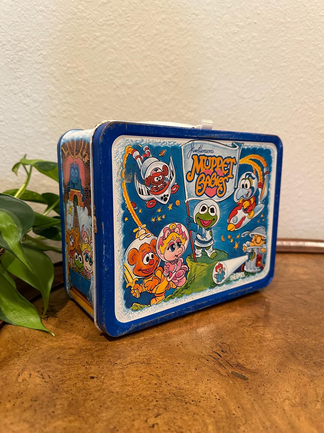 Jim Henson's Muppet Babies 1985 Vintage Metal Lunch Box Kermit, Miss ...