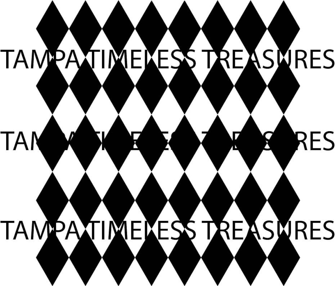 Diamond Checkered Pattern SVG PNG Cricut Cutting Ready Instant Download ...