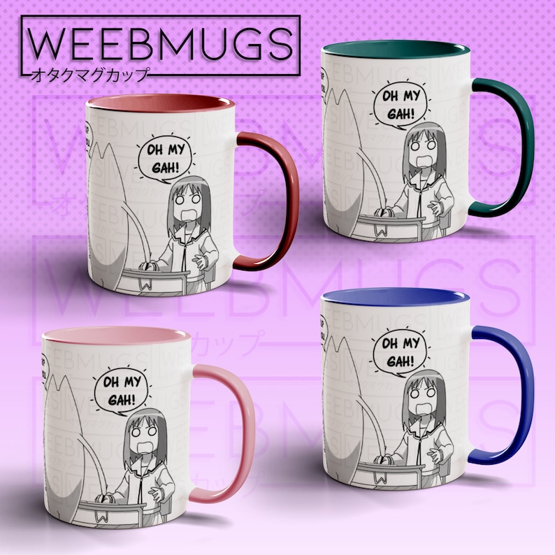Anime Coffee Mug Meme, Hello Everynyan, Osaka Oh My Gah, Meme Mug ...